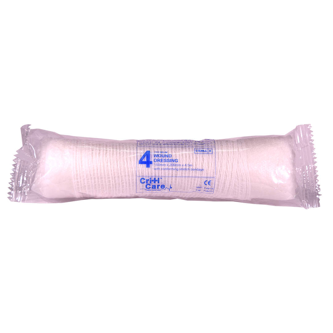 First Aid Dressing No 4 – Pad Size 100mmx120mm | Fusion Medical