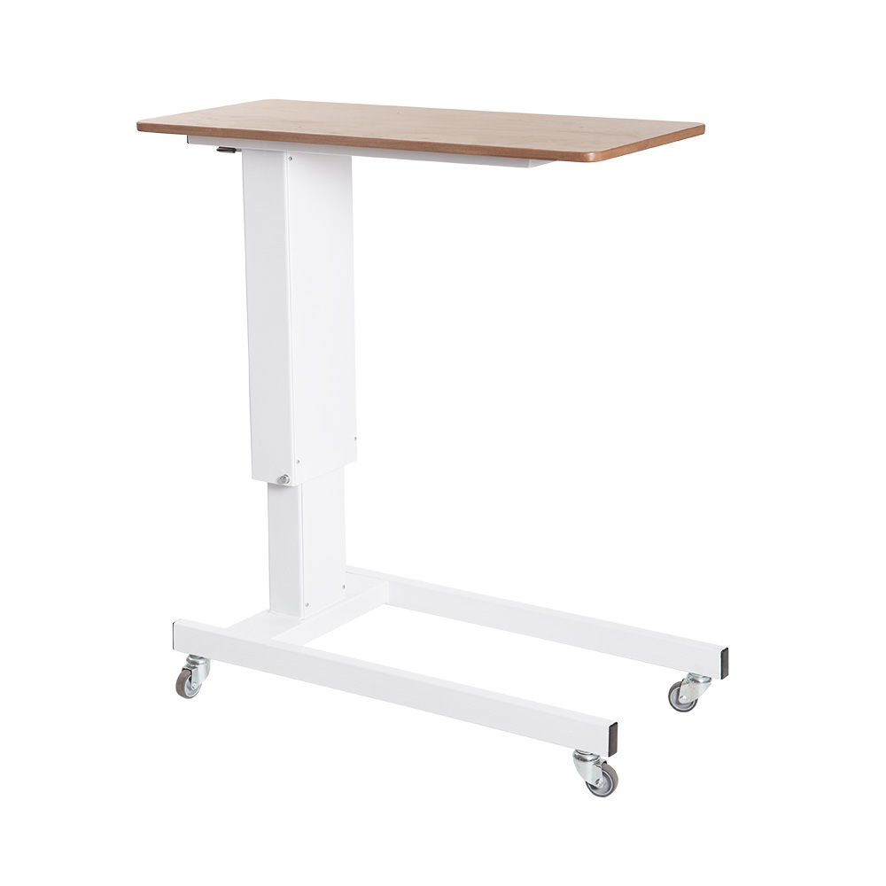 HI-LOW OVERBED TABLE – WOOD TOP | Fusion Medical